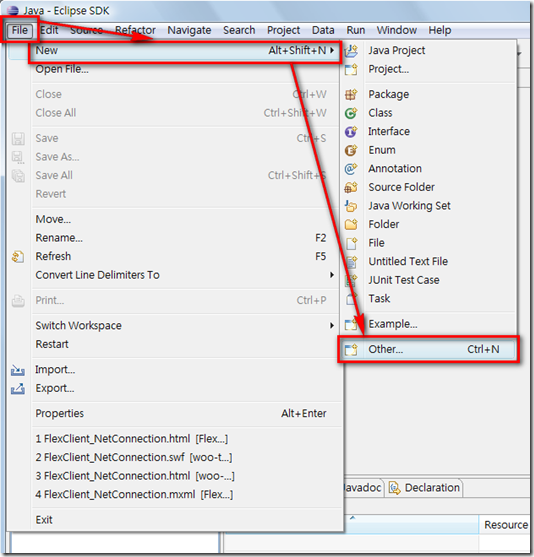 阿莫的學習旅程: GAE+Python+PyAMF+Flex進階（一）：Python Project + Flex Project